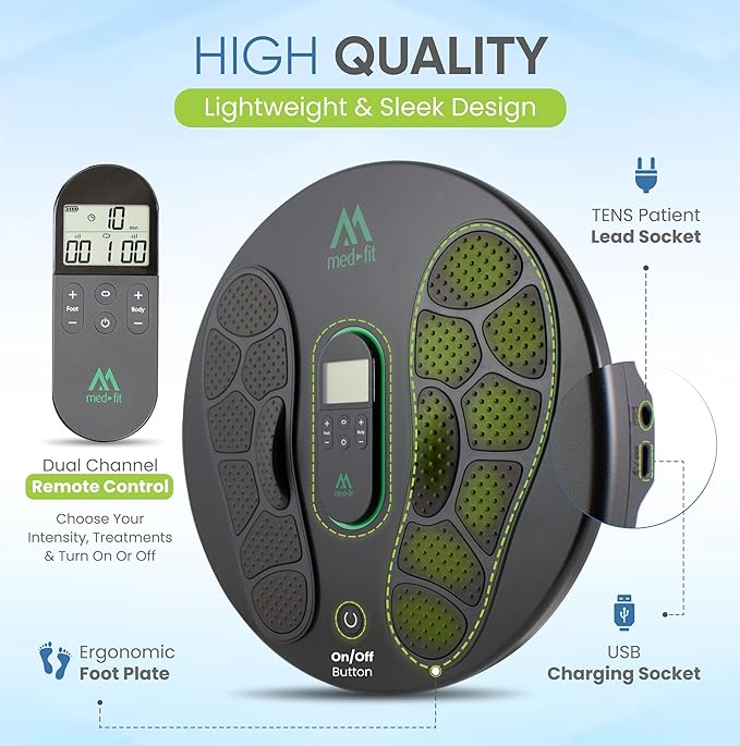 Medi-Boost - EMS Foot Massager | Improve Circulation in Legs & Feet