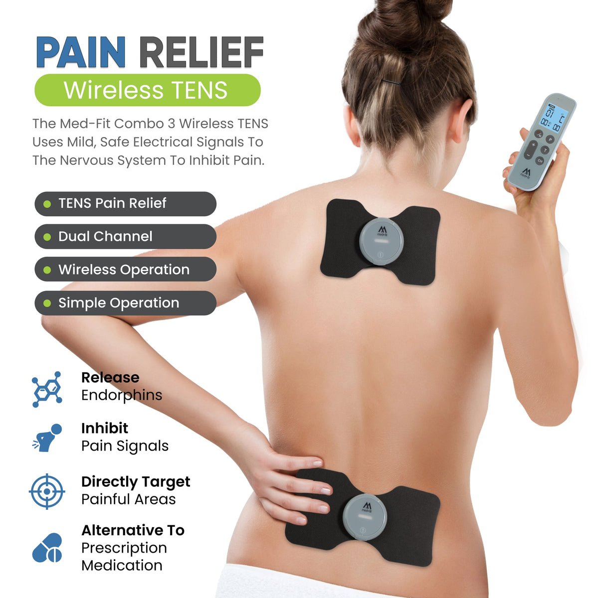 Combo 3 Wireless Tens Ems And Massage Machine 0883