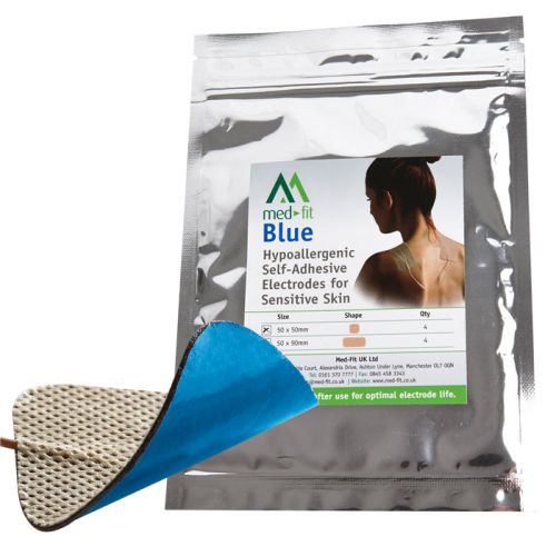 Wired Sensitive Skin Electrodes | 5x5 & 5x10 Sizes | Self Adhesive